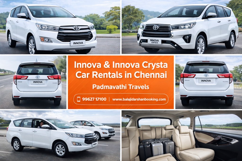 Innova Car Rental in Chennai | Best Innova & Crysta Hire