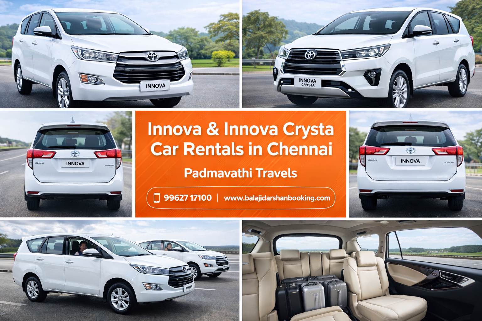 Innova Car Rental in Chennai | Best Innova & Crysta Hire