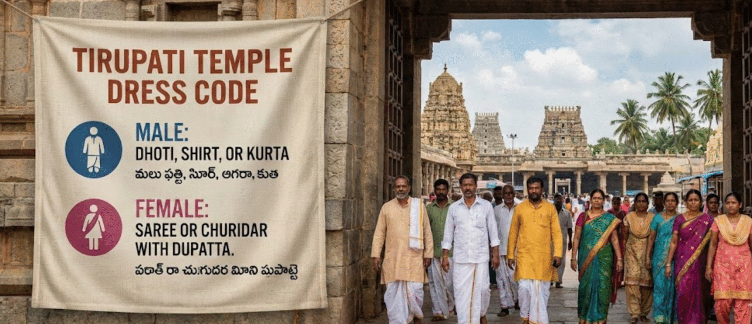 Dress code for Tirupati VIP Darshan | Complete Guide
