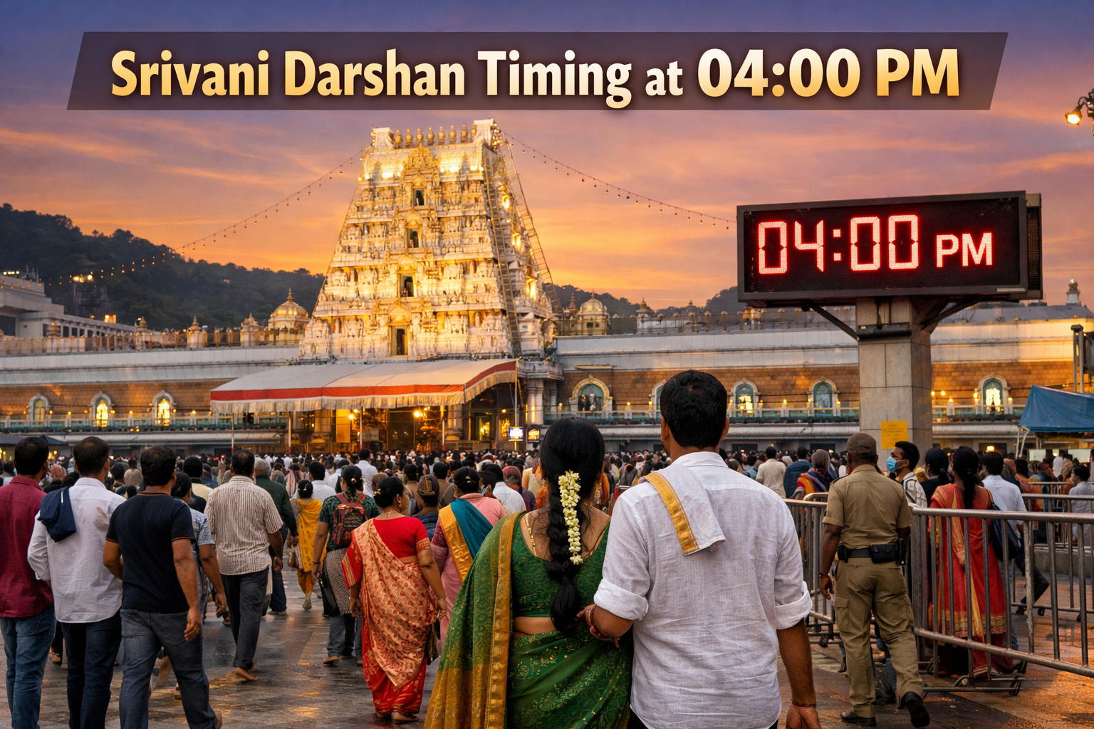Srivani VIP Break Darshan Timings – Latest Update